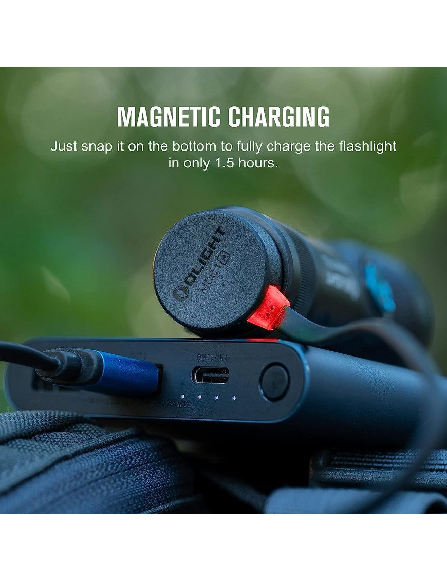 Olight Seeker 4 Mini 1200 Lumens Mini EDC Torch with White & UV Light