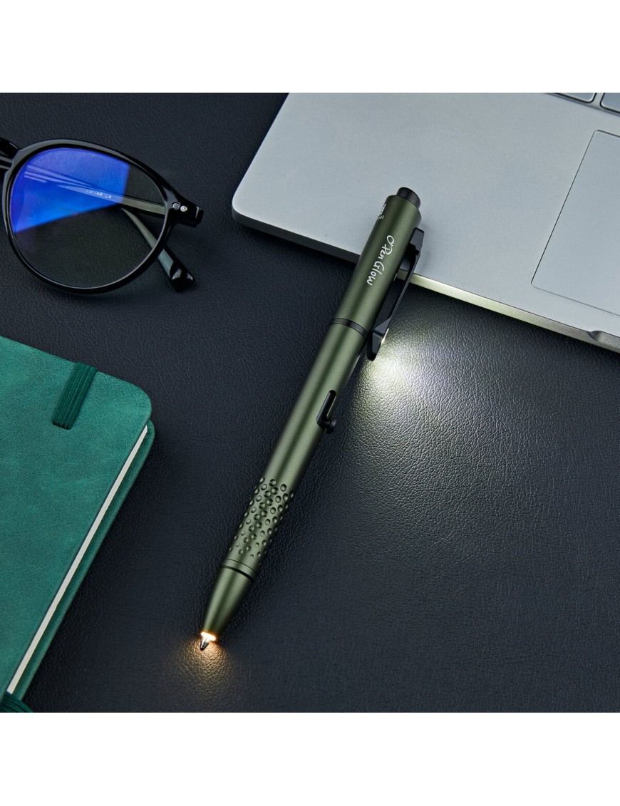 Olight O'Pen Glow Max 120 Lumens Rechargeable EDC Penlight with Green Laser