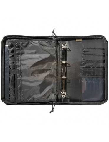 Tasmanina Tiger A4 Folder Black - Open-out document pocket